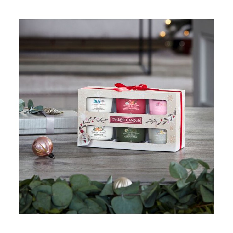 Zestaw 6 świec mini Snow Globe Wonderland Yankee Candle Zestaw 6 świec mini Snow Globe Wonderland Yankee Candle